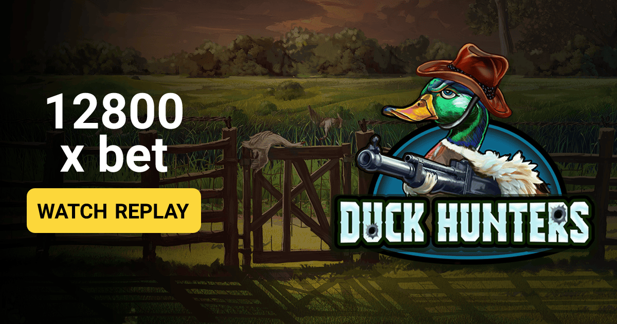 Nolimit City - Duck Hunters Replay - 12800 x BET WIN