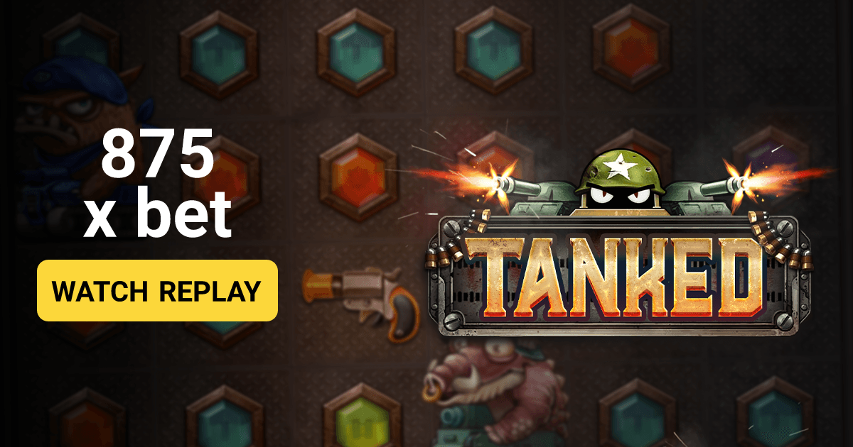 Nolimit City - Tanked Replay - 875 x BET WIN