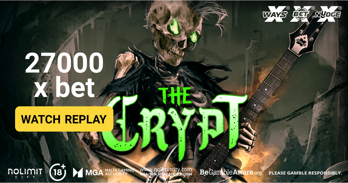Nolimit City - The Crypt Replay - 27000 x BET WIN