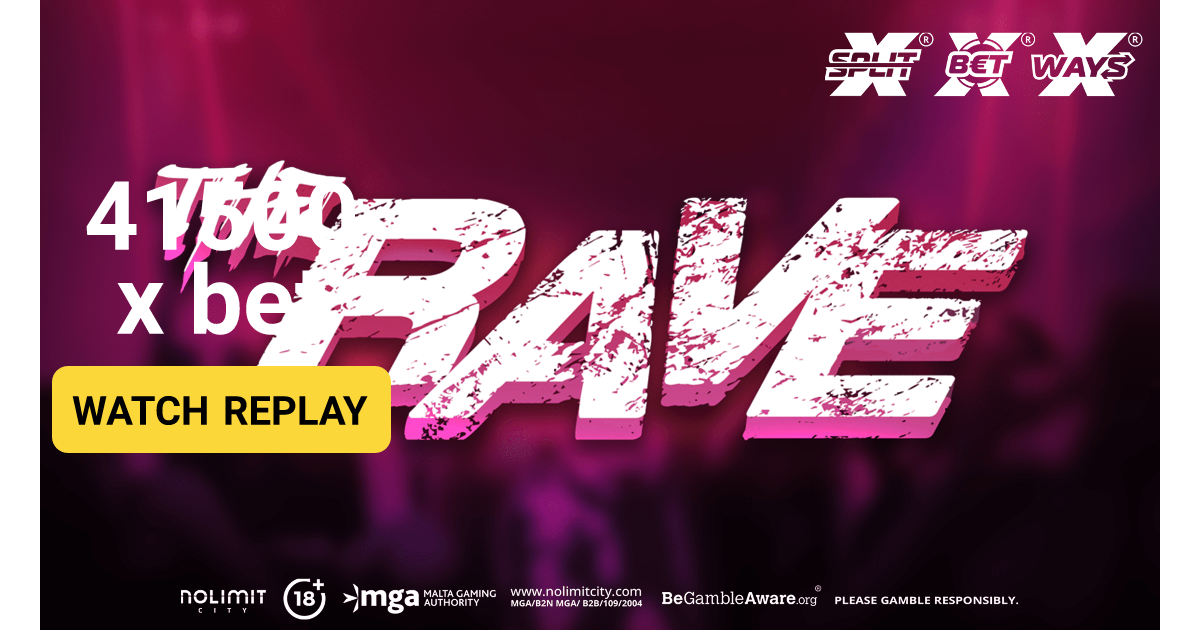 Nolimit City - The Rave Replay - 41500 x BET WIN